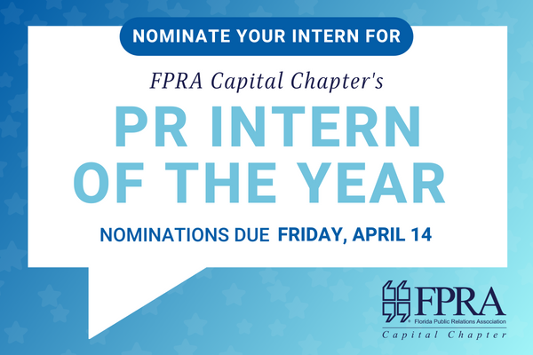 Nominations Now Open for FPRA Capital Chapter’s PR Intern of the Year ...